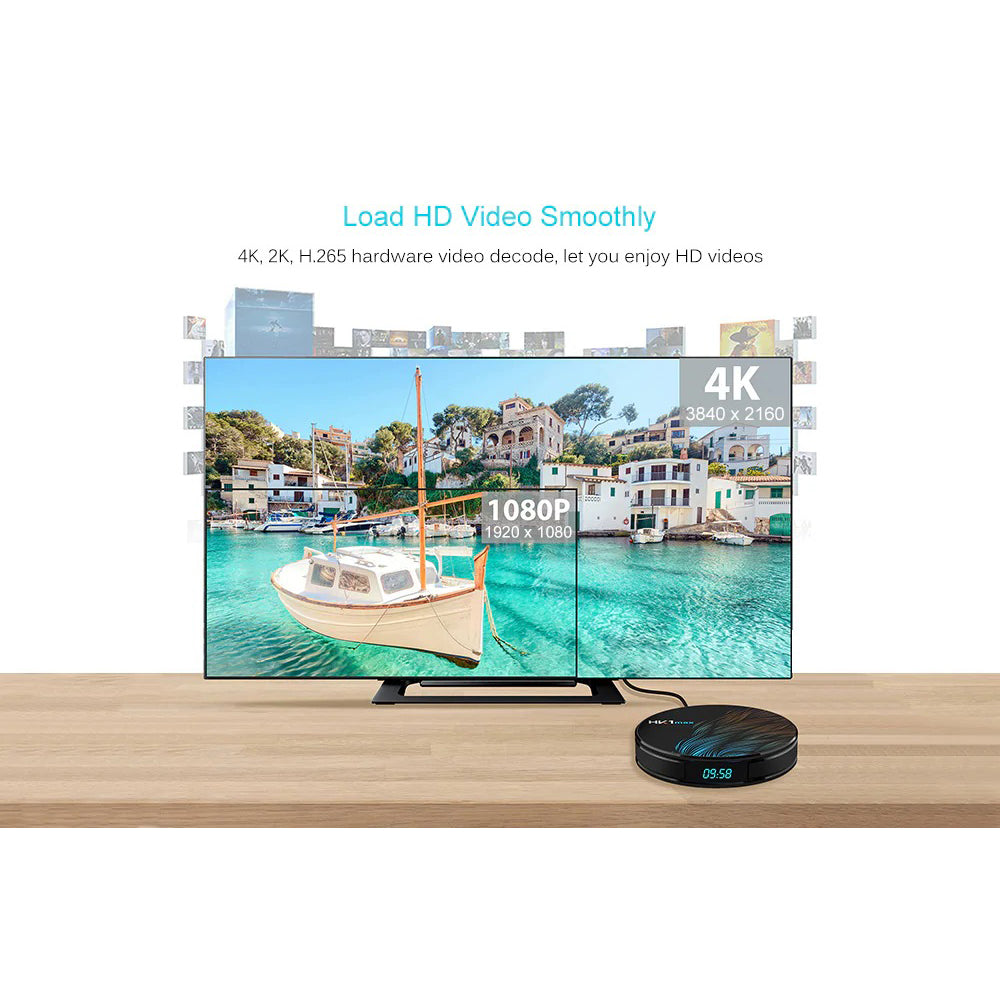 Buy Wownect Android TV Box HK1 MAX WiFi Bluetooth 4K Ultra HD 3D Video ...